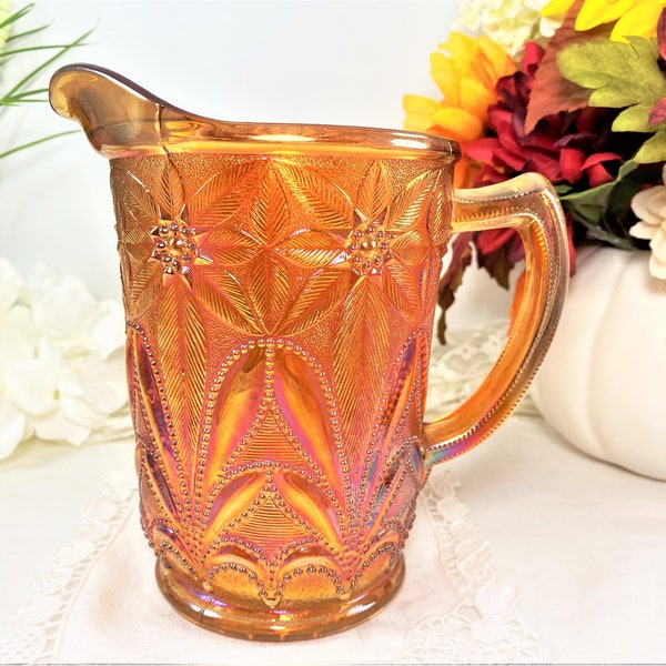 Carnival Glass Pitchers - Etsy