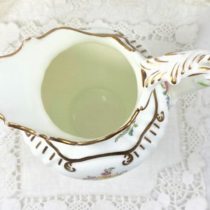 Vintage Creamer Small Pitcher Floral Embossed Gold Gilt | Etsy