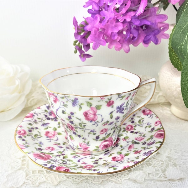 Violet Tea Cup - Etsy