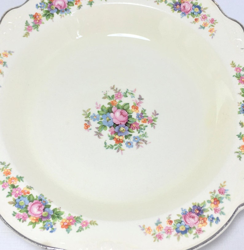 Homer Laughlin Virginia Rose Soup Bowl Pattern Number VR106 | Etsy