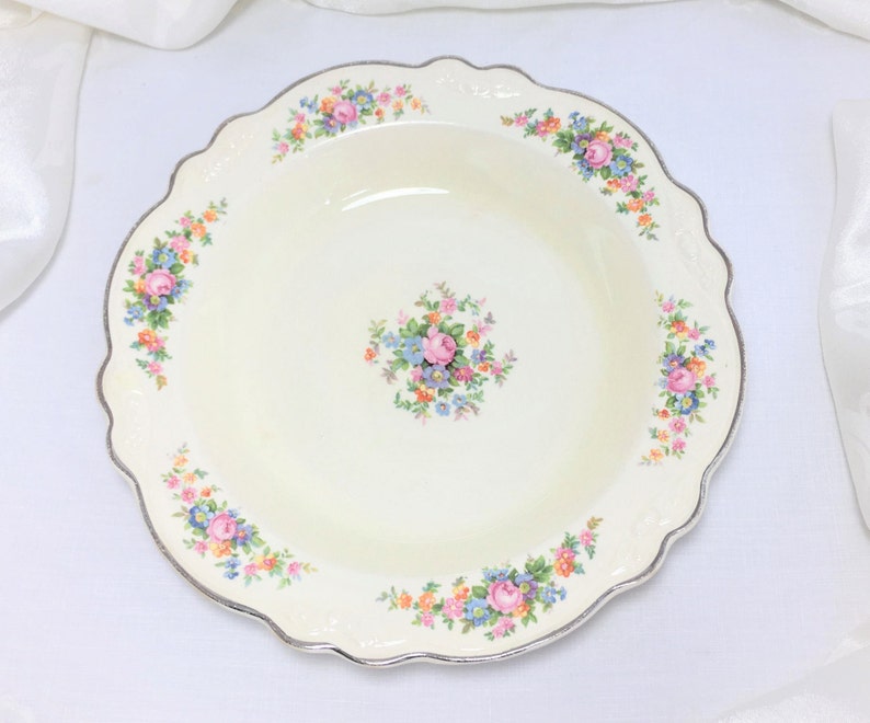 Homer Laughlin Virginia Rose Soup Bowl Pattern Number VR106 | Etsy