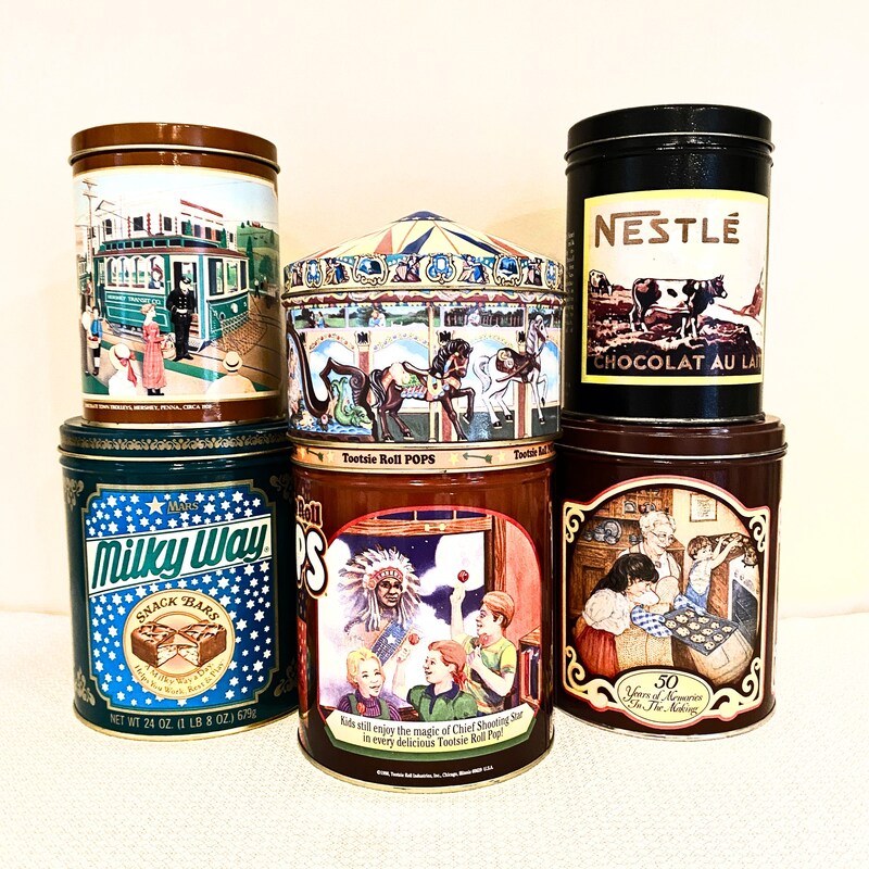 Retro Tin - Etsy