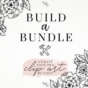 Build Your Own Bundle - Create A Custom Clipart Pack - Choose 15 ...