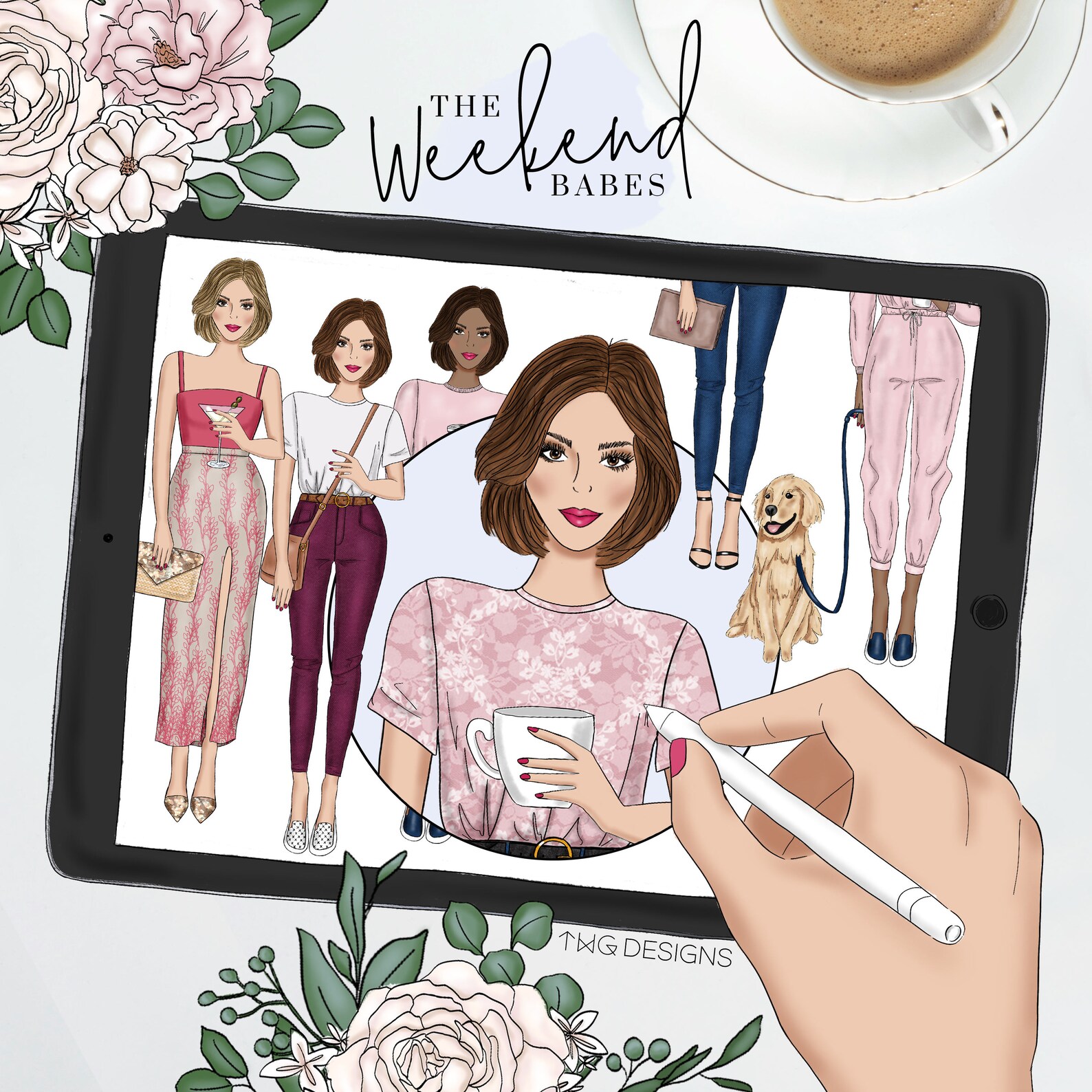 Fashion Illustration Clip Art Watercolor Clipart PNG Outfit - Etsy