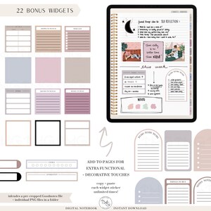 Digital Notebook: Hyperlinked Tabs, Widgets, Goodnotes Notability (PDF ...