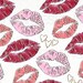 Red Pink Love Valentines Day Digital Scrapbook Paper Watercolor Gold ...