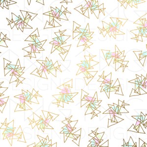 Geometric Watercolor Digital Scrapbook Paper Printable Pattern ...