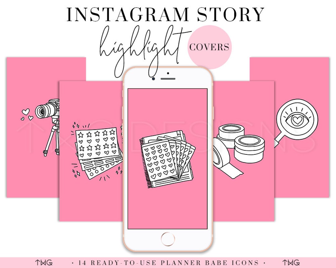 Instagram Story Highlight Icons for IG Stories - Story Covers - Social ...