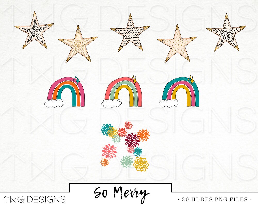 Pink Boho Christmas Fashion Girl Clip Art Holiday Decor - Etsy