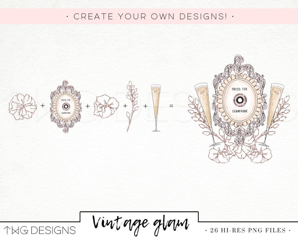 Glam Beauty Fashion Girl Clip Art Watercolor Clipart PNG - Etsy
