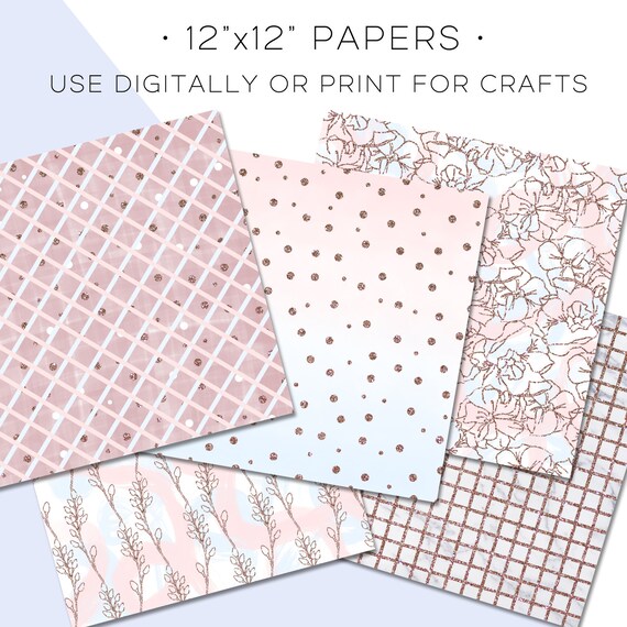 Pink Scrapbook Paper Patterns