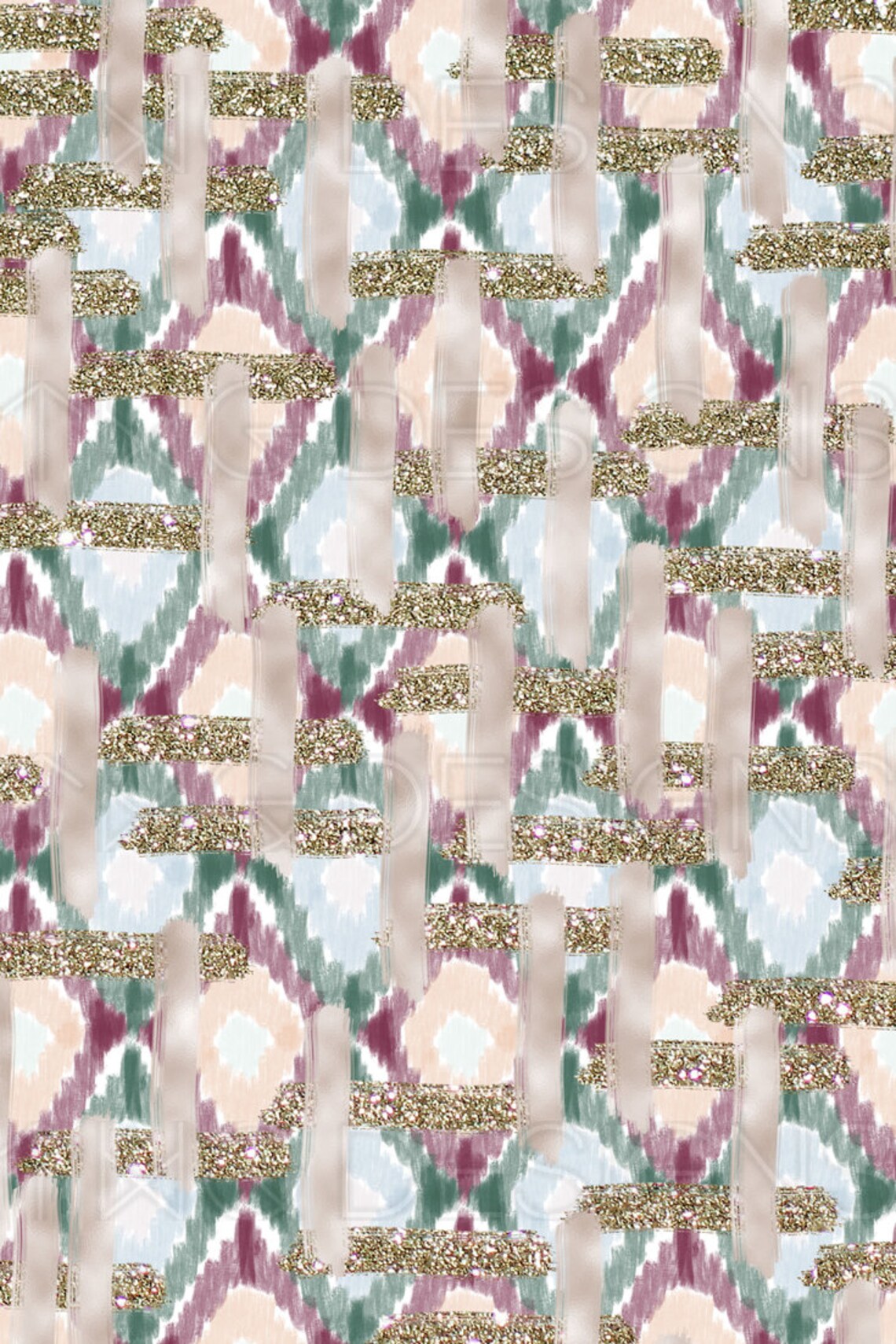 Abstract Painterly Print Digital Scrapbook Paper Watercolor | Etsy