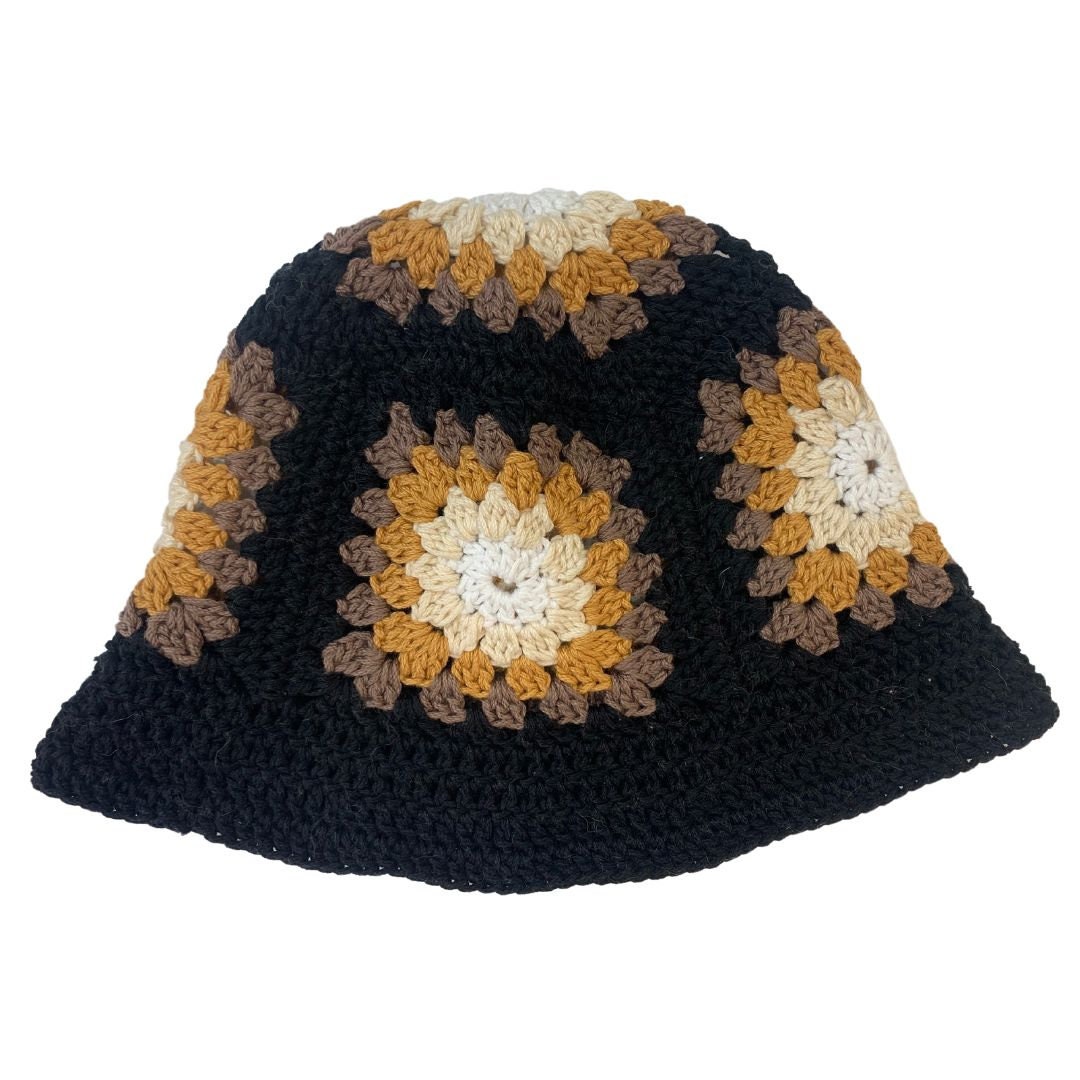 Granny Square Bucket Hat - Etsy