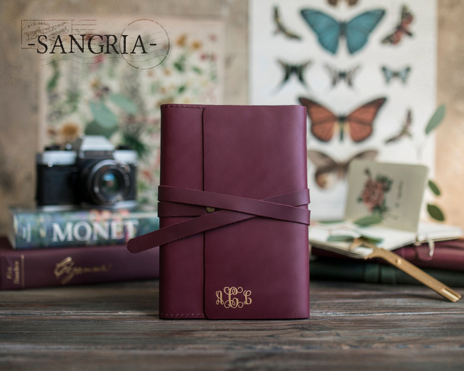 Leather Journal Notebook Cover With Lined or Plain Notebook - Etsy