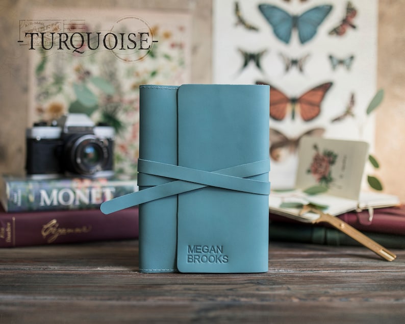 Leather Journal Notebook Cover With Lined or Plain Notebook - Etsy