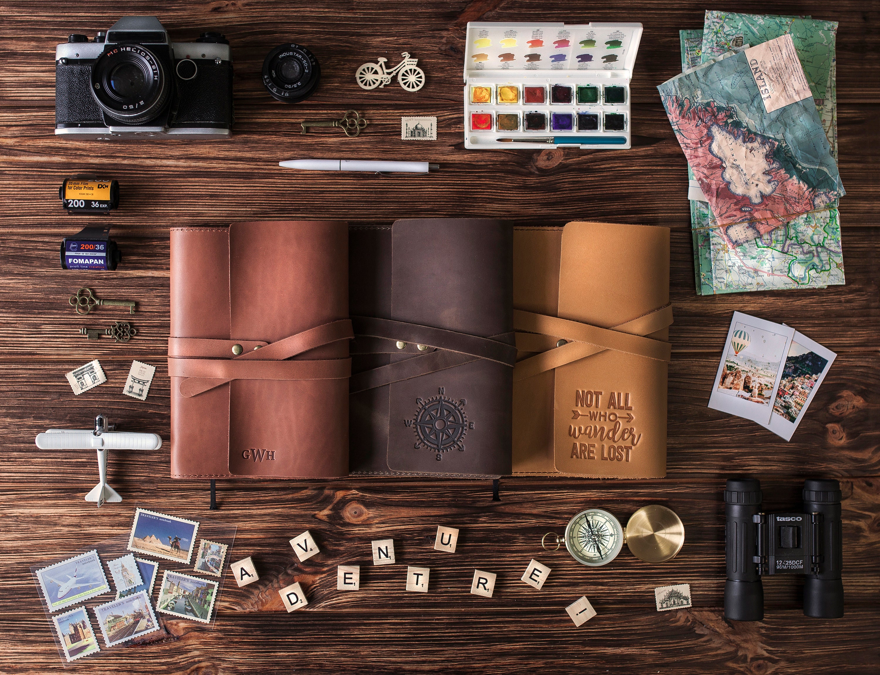 Leather Journal Notebook Personalized Journal Personalized | Etsy UK