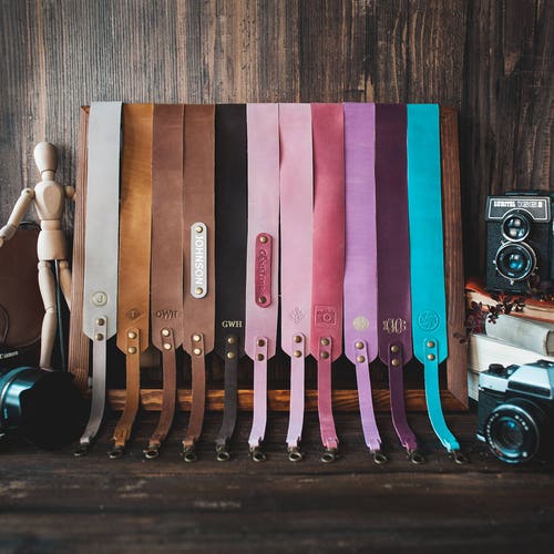 Personalized Leather Camera Strap Nikon Camera Strap Canon - Etsy