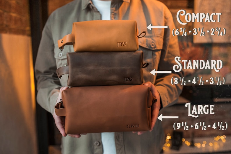 LARGE SIZE Dopp Kit in All Colors Except Sicilian Brown - Etsy