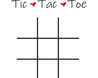 Tic Tac Toe Grid Svg - Etsy
