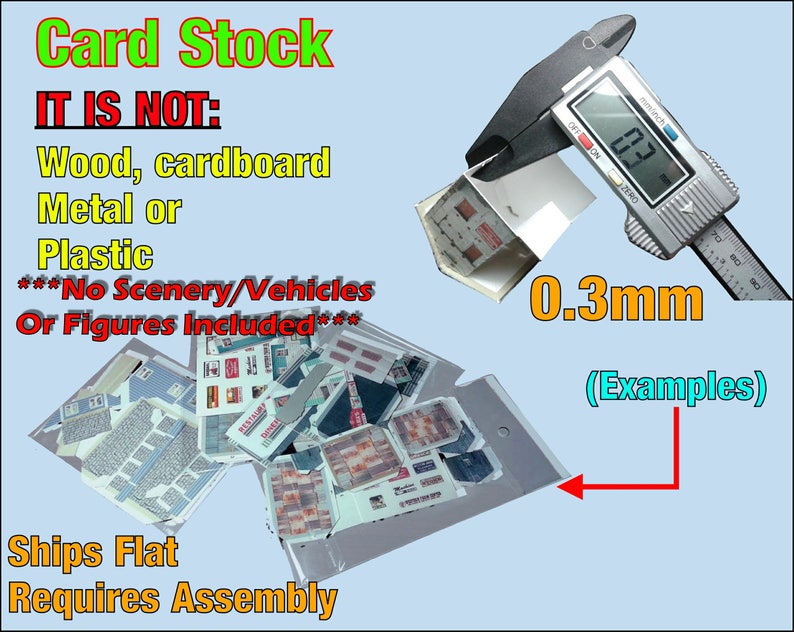 Paper Model British Pub Cardstock Kit - Paper Craft for Model Trains or ...