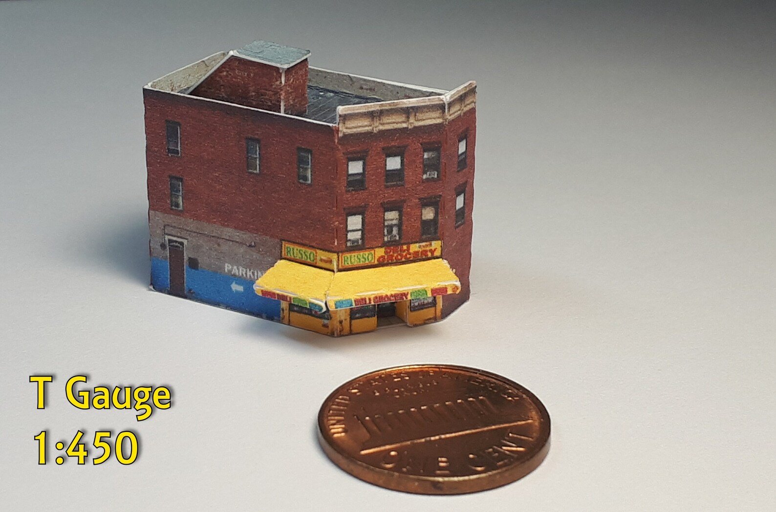 N Scale , Z Scale , or T Gauge , Cardstock Pre-cut Pre-scored ...