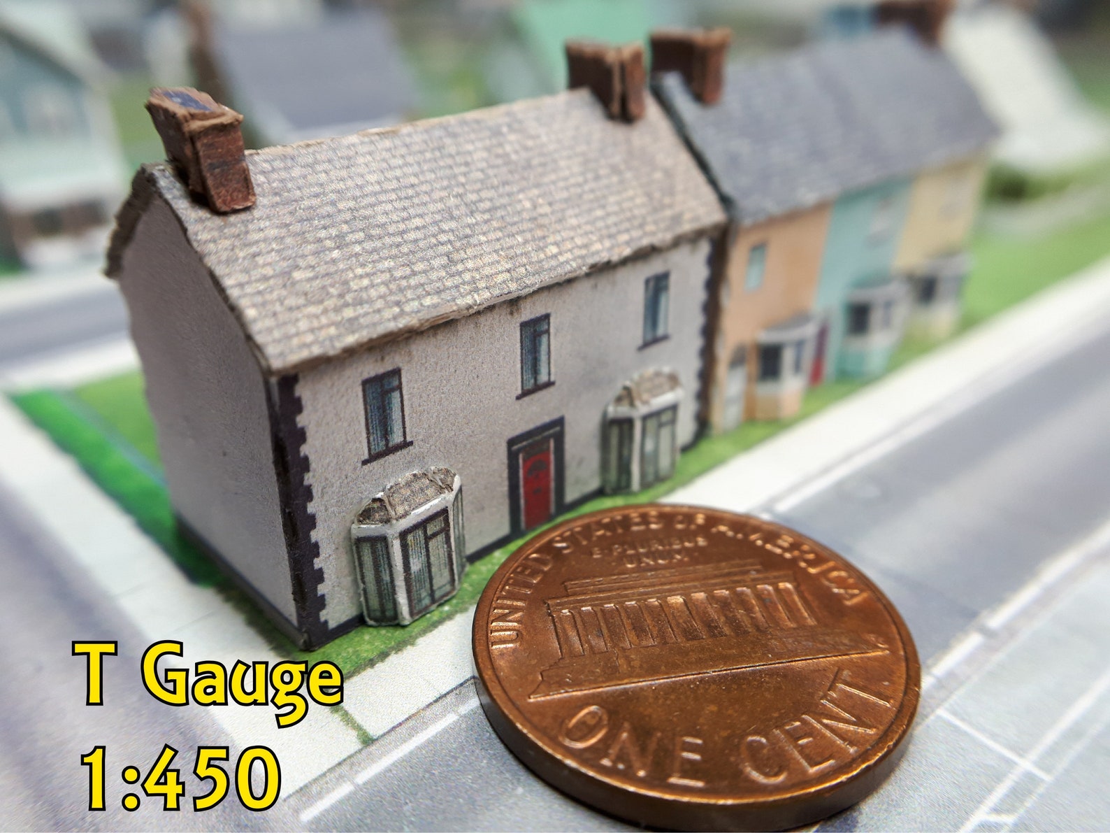 Pre-cut Cardstock Paper Model Buildings for N Scale Railway or | Etsy ...