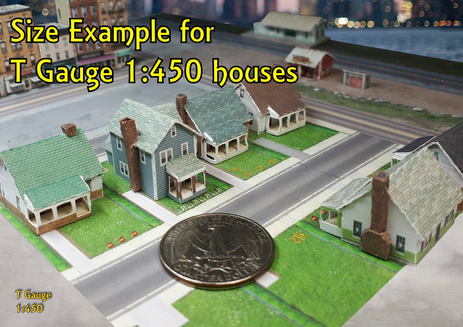 Paper House Pre-cut and Pre-scored Cardstock Model House N Scale, Z ...