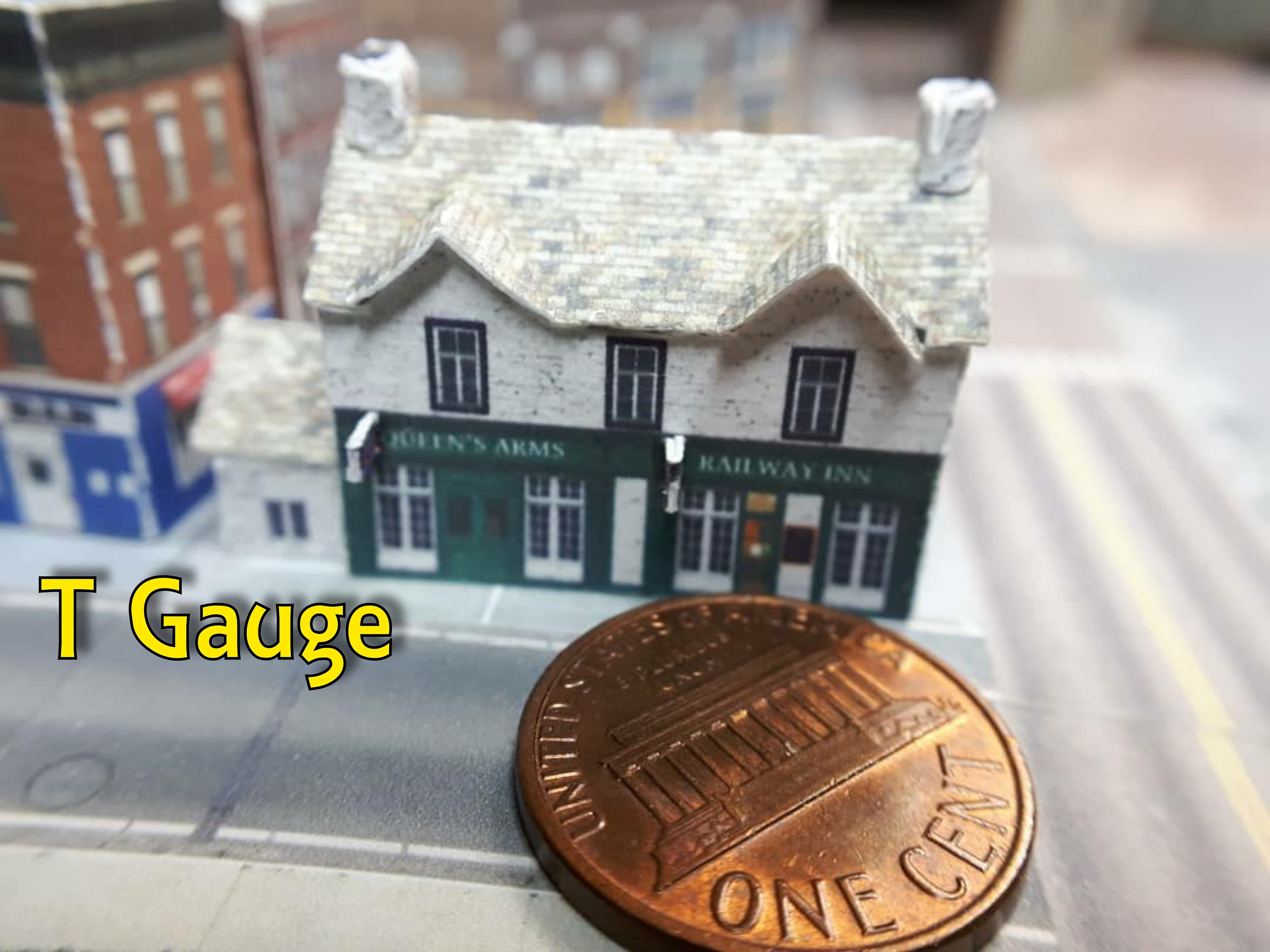 Paper Model British Pub Cardstock Kit Paper Craft for Model - Etsy