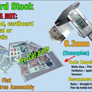 Paper House Pre-cut and Pre-scored Cardstock Model House N Scale, Z ...