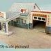 Pre Cut Paper Cardstock Kit Retro Gas Station Service Station ...