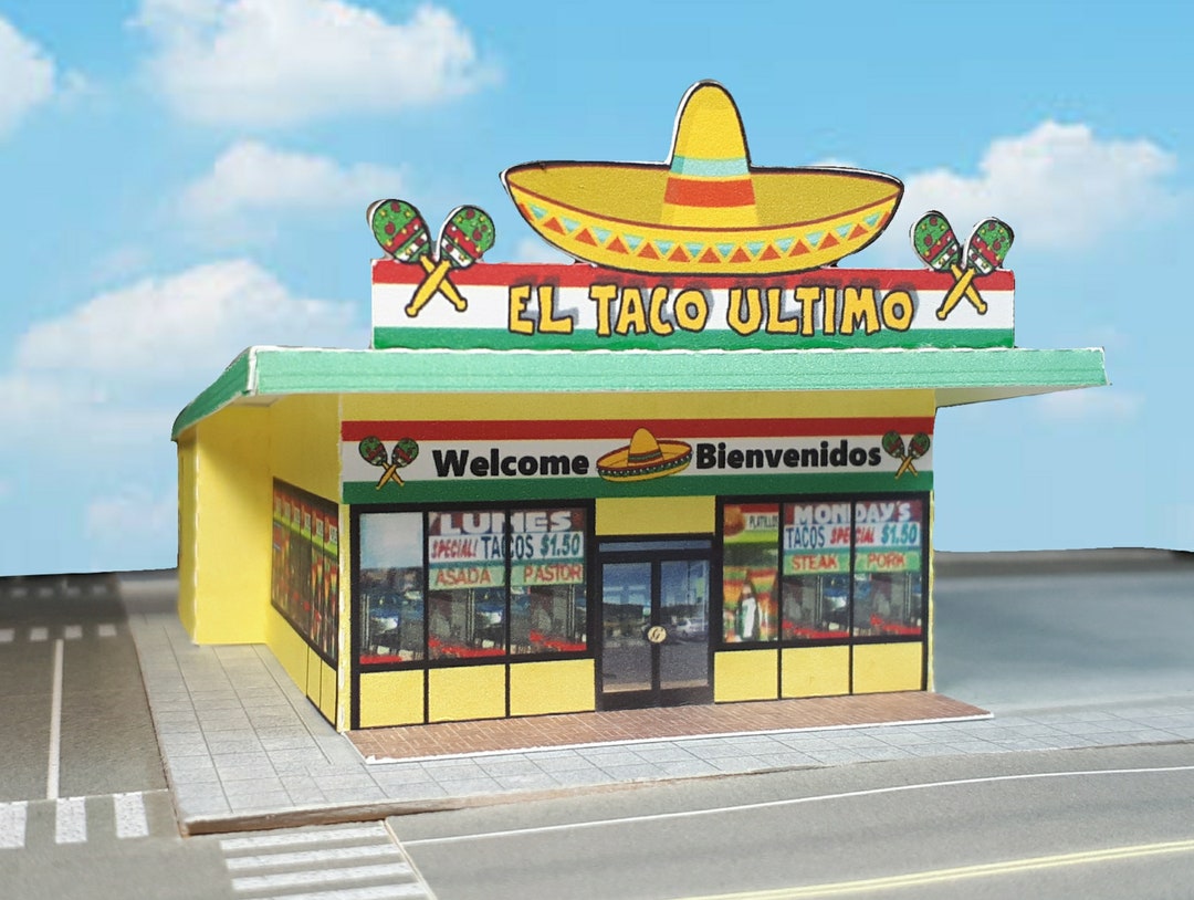 N Scale 1/160 and Z Scale 1/220 Restaurant / Diner - **pre-cut ...