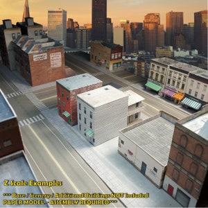 Paper Model Cardstock Model "harrisburgh Flats" Apartments N Scale ...