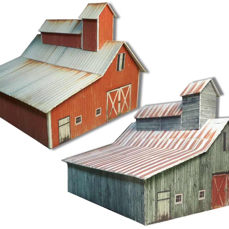 Model N Scale Barn - Etsy UK
