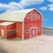 Paper Model Cardstock Model Barn N Scale or Z Scale or T Gauge - Etsy ...