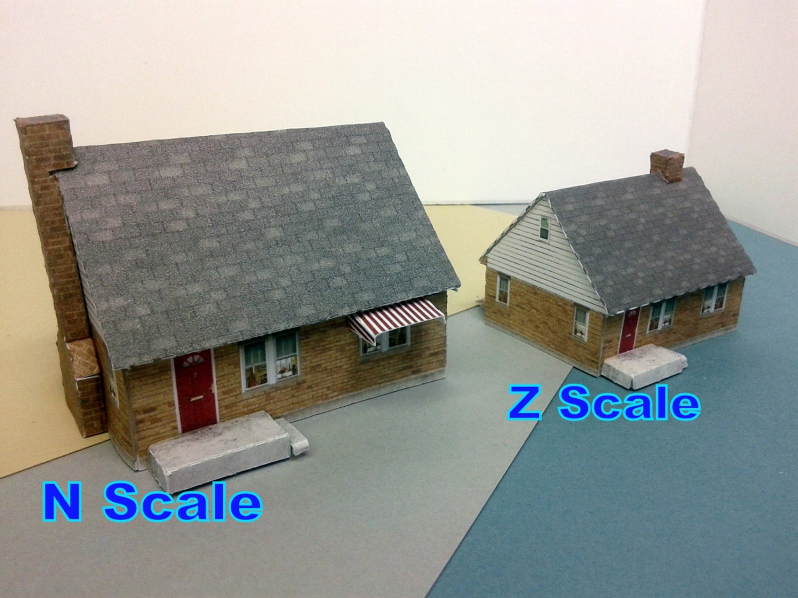 Paper House Cardstock House N Scale or Z Scale or T Gauge for - Etsy Canada