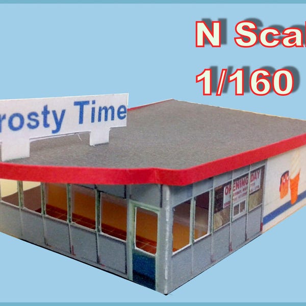 N Scale Card Stock Building - Etsy