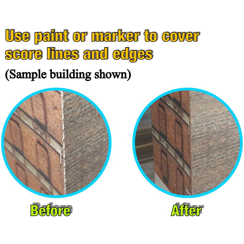 Paper Model Cardstock Model Grocery Store N Scale or Z Scale | Etsy