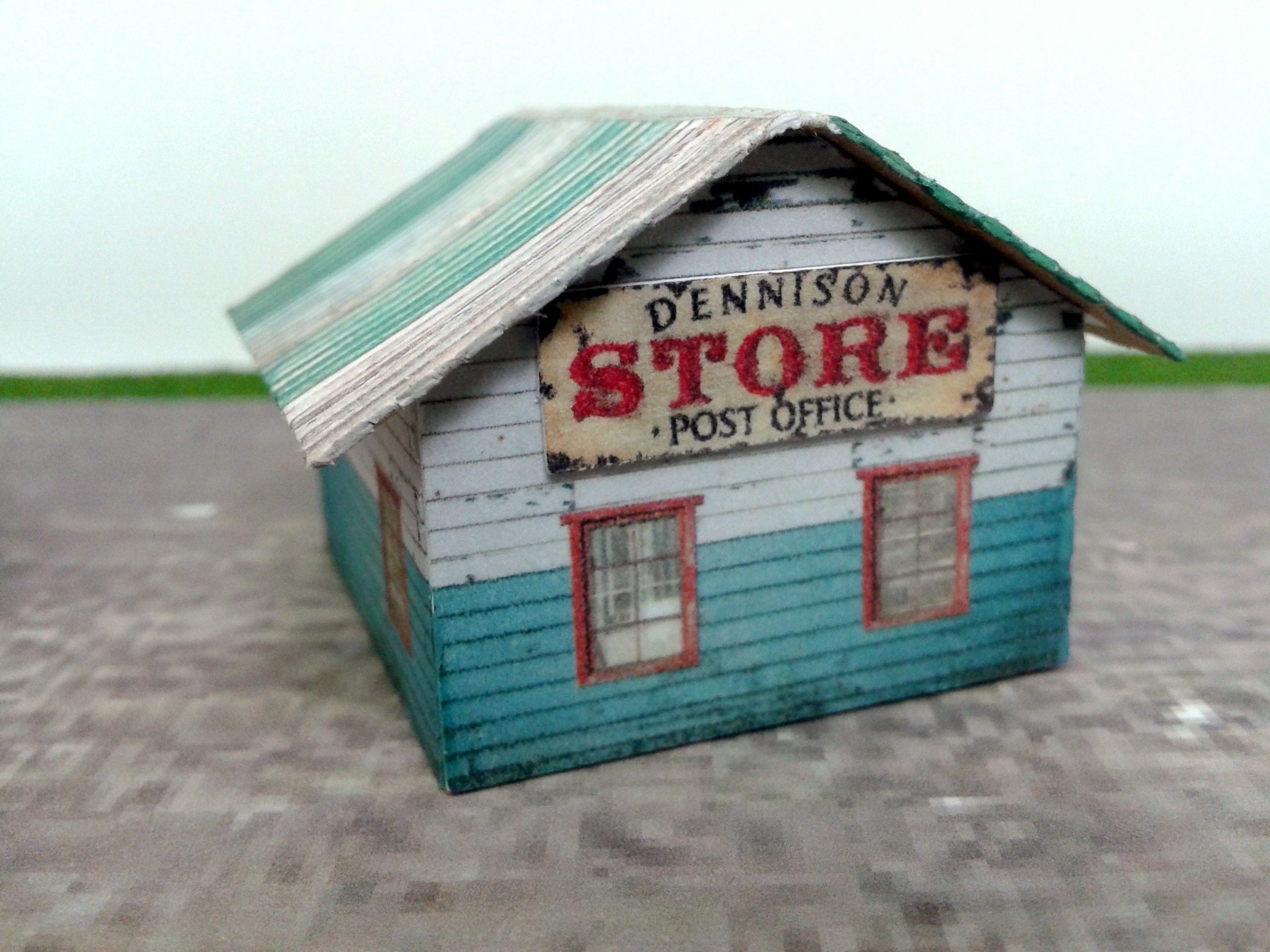 Paper Model Cardstock Model Weathered Shanty Buildings N Scale - Etsy ...