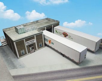 Paper Model British Pub Cardstock Kit Paper Craft for Model Trains or ...