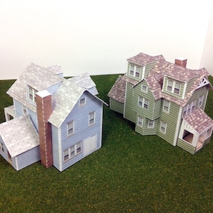 Paper House Cardstock Model House N Scale or Z Scale or T Gauge for ...