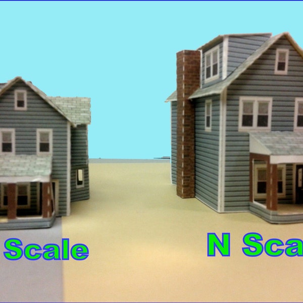 Paper Model House - Etsy