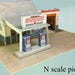 Pre Cut Paper Cardstock Kit Retro Gas Station Service Station ...