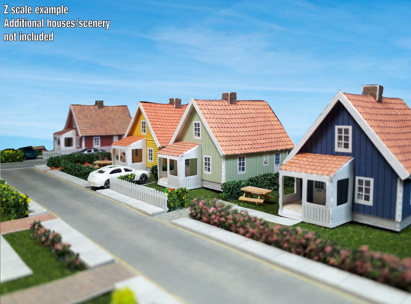 Paper Model Cardstock Model House - Swedish or Scandinavian House - N ...