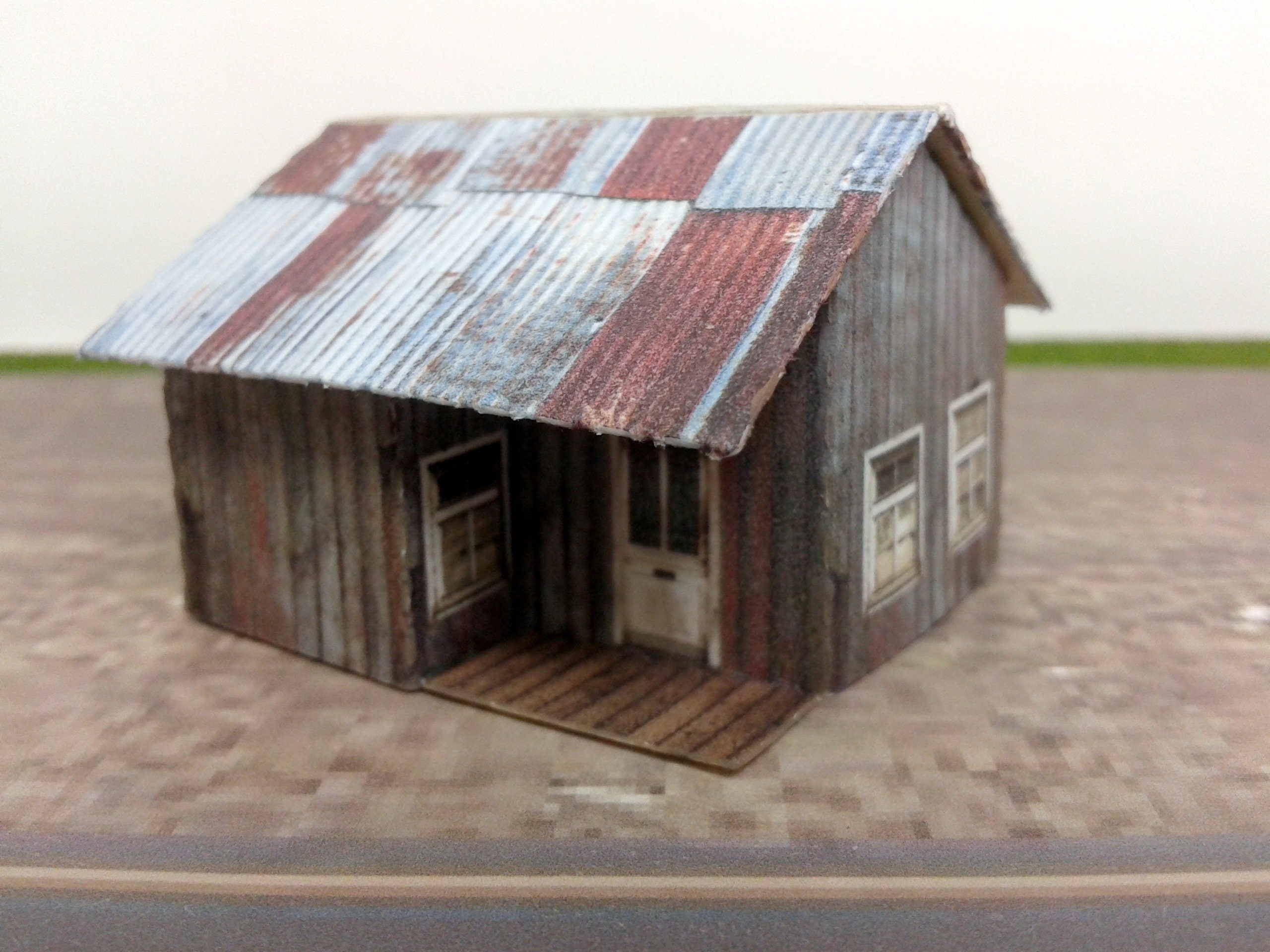 Paper Model Cardstock Model Weathered Shanty Buildings N Scale - Etsy ...