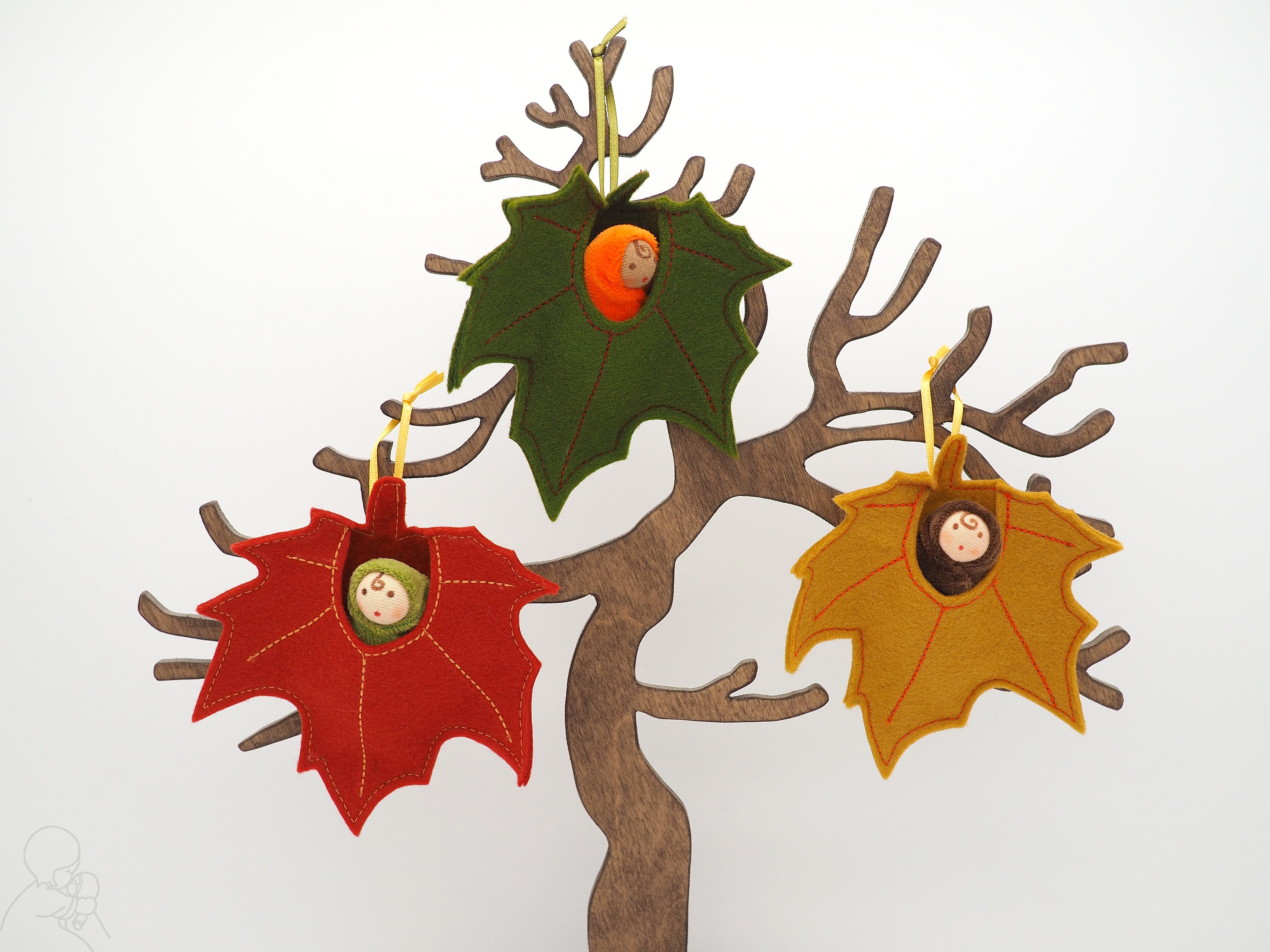 Sycamore Leaf Baby Doll Autumn Gift for Kids Forest School - Etsy UK