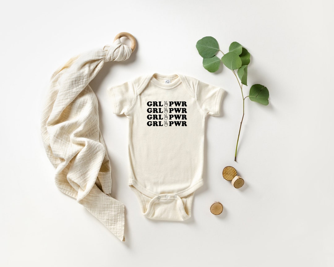 Girl Power Bodysuits Baby Girl Power Feminist Baby Bodysuit Strong Baby ...