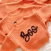 Hand Embroidered BOO Sweater Orange Boo Sweater Halloween Boo Sweater ...