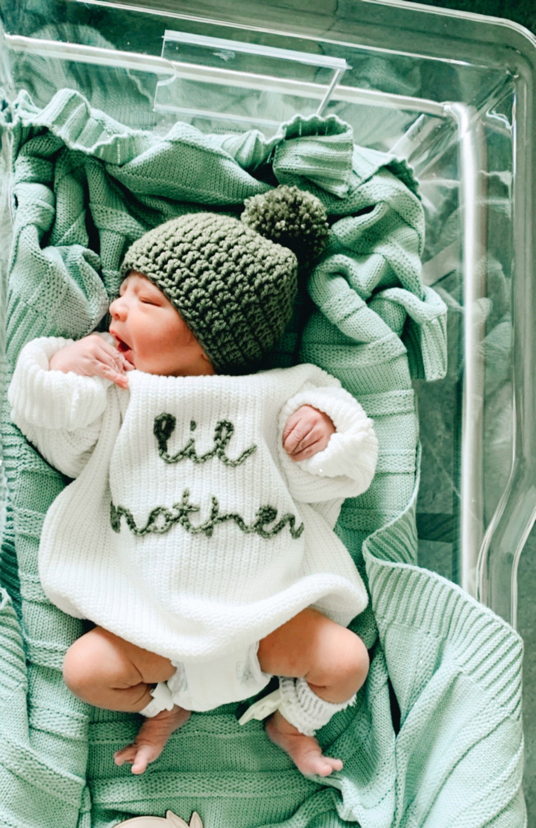 Hand Embroidered Big Brother Lil Brother Sweater Hand Embroidered ...