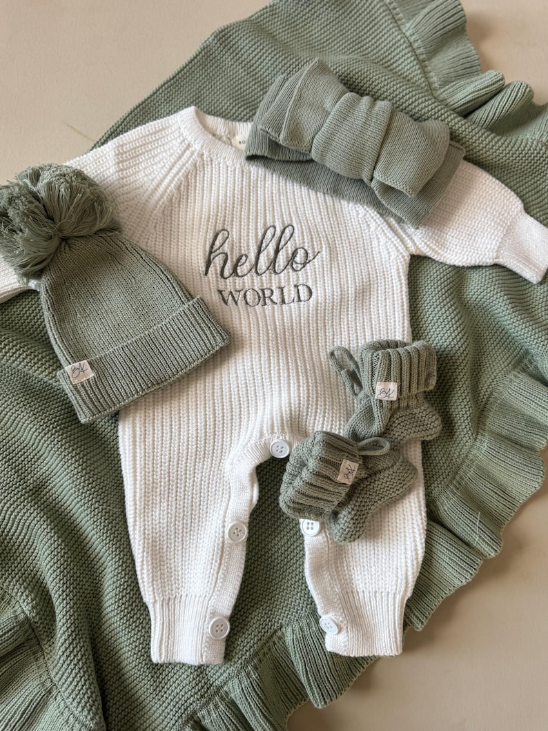 Newborn Baby Outfit Hospital Outfit Baby Shower Gift Set Newborn ...
