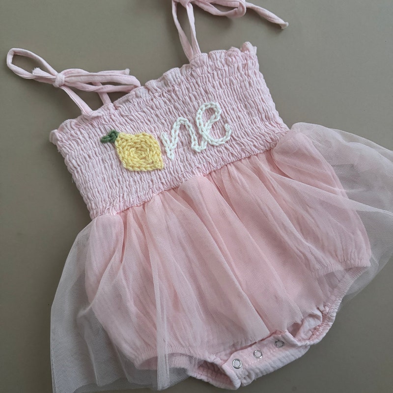 Lemon Romper 3 Months - Etsy